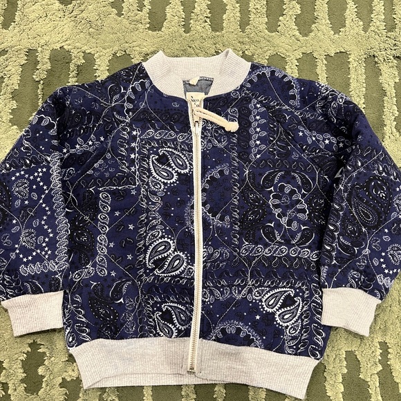 Jackets & Coats | Bandana Print Bomber Jacket | Poshmark